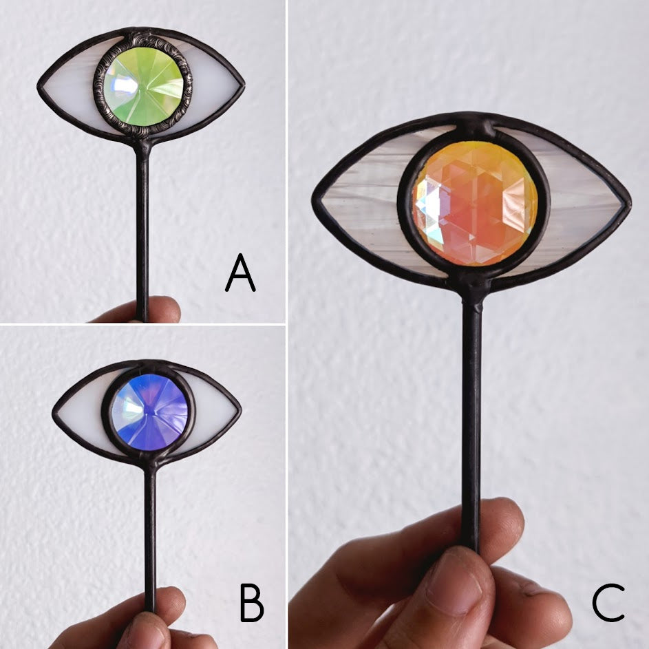 Aura Eye Plant Stake - Wide Eyed Designs